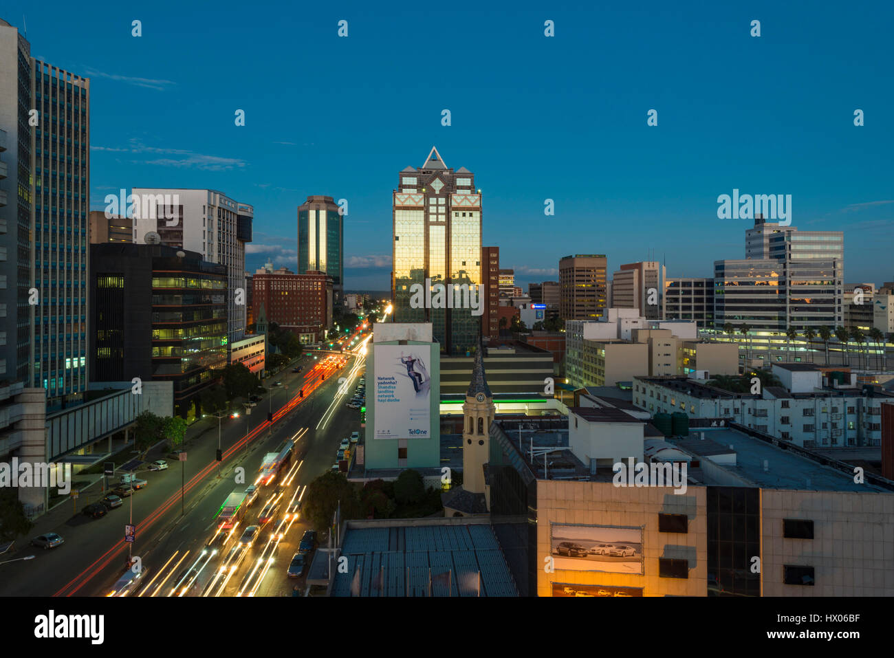 Harare is the capital city of Zimbabwe Stock Photo - Alamy