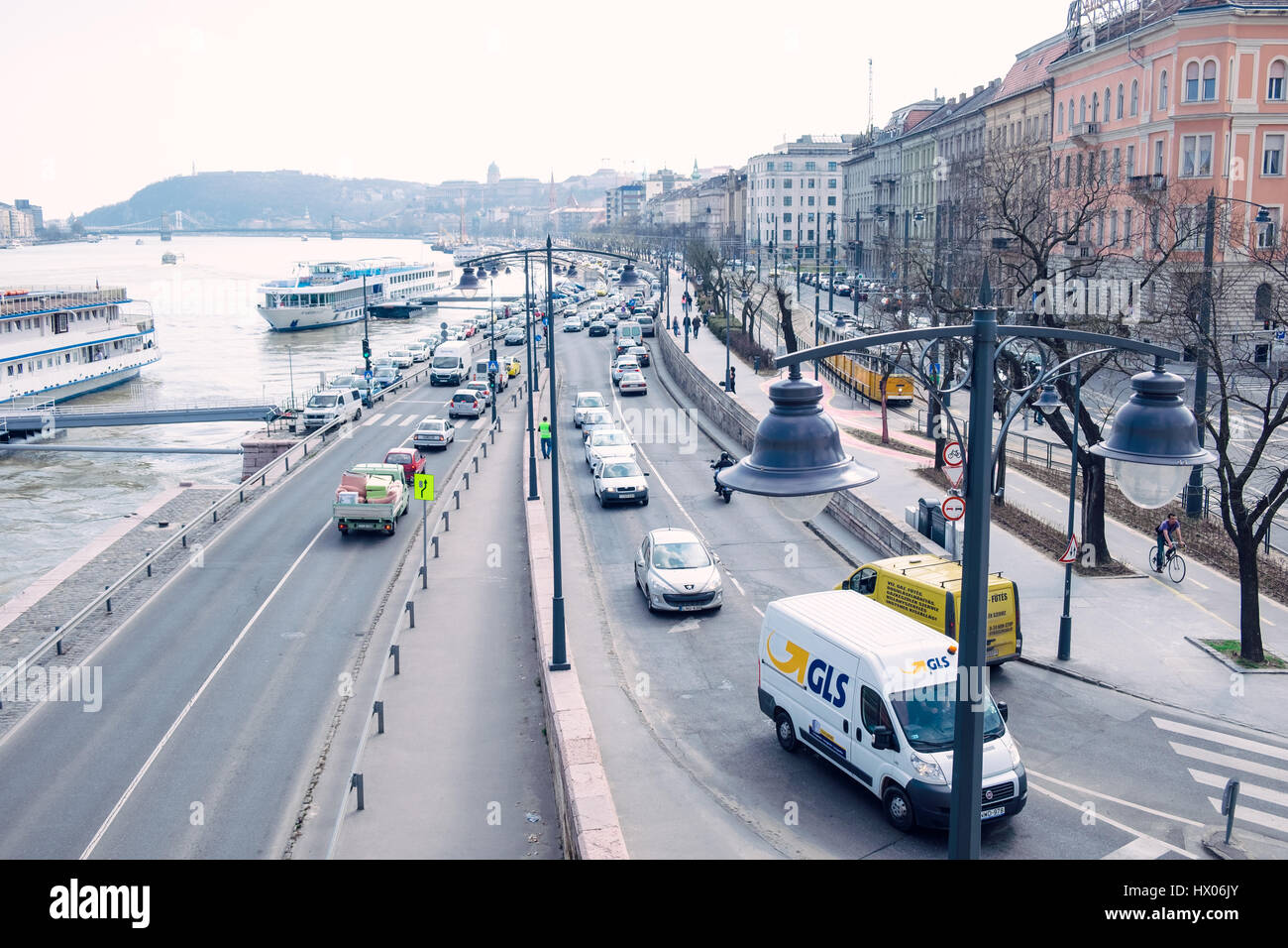 Vehicles in Budapest Stock Photo - Alamy