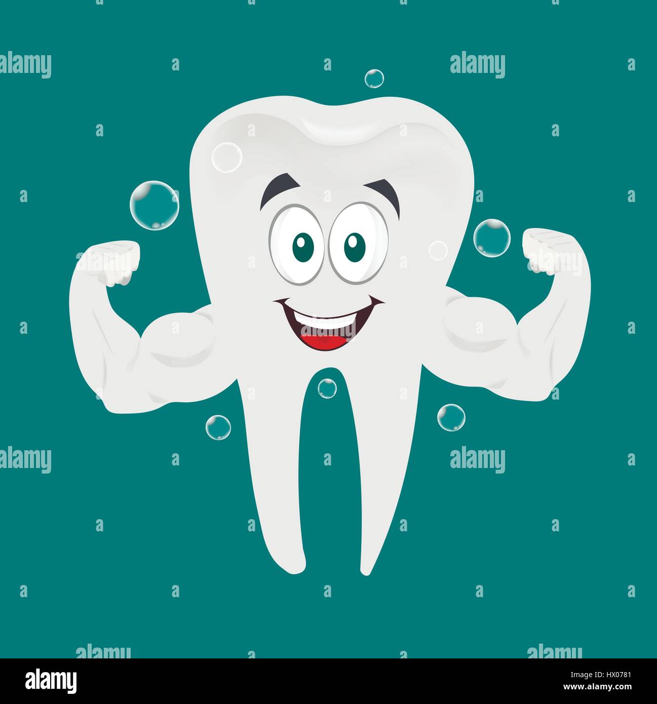 Vector of Strong and Healthy Tooth Stock Vector Image & Art - Alamy