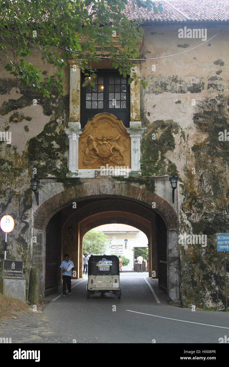 Entry Gate in Galle, Sri Lanka Stock Photo - Alamy