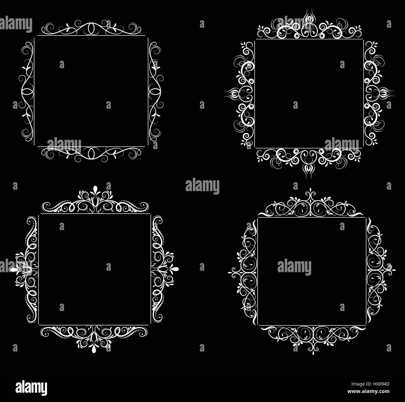 Vintage baroque frame Stock Vector Image & Art - Alamy