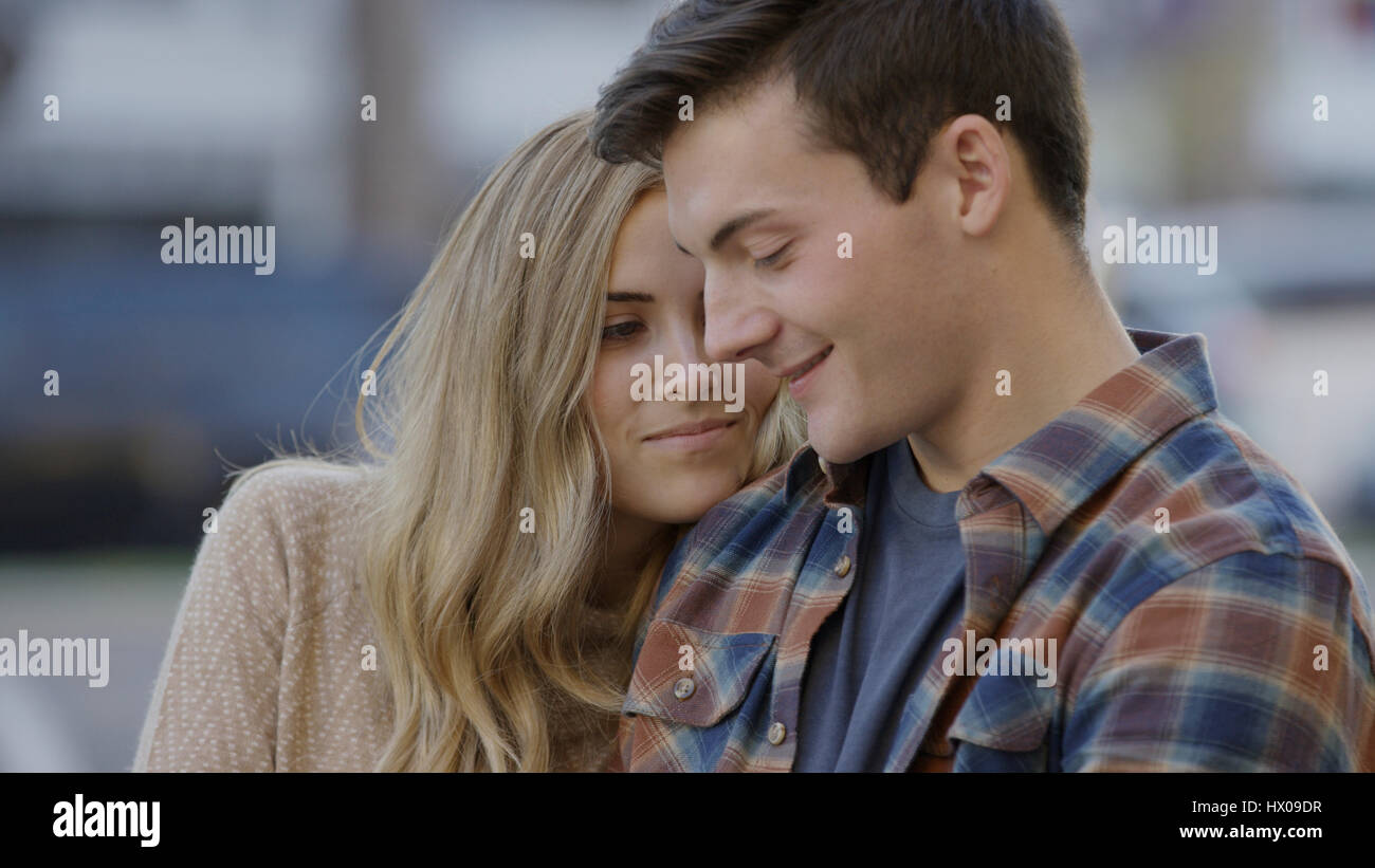 Girlfriend boyfriend outdoors hi-res stock photography and images - Alamy