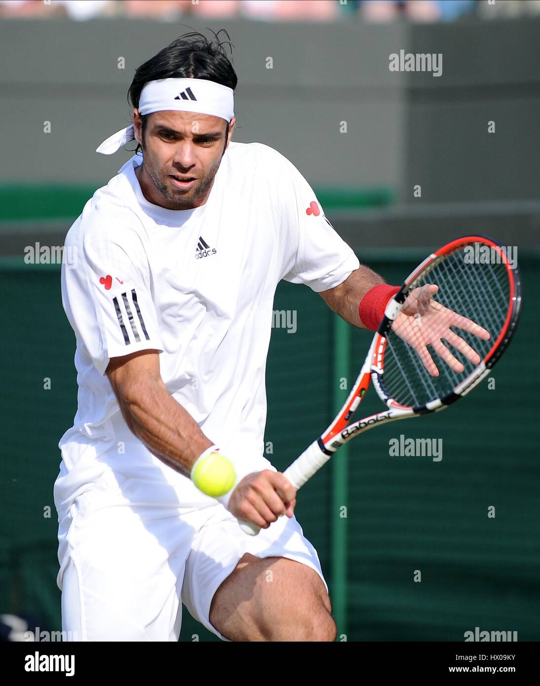 FERNANDO GONZALEZ CHILE WIMBLEDON LONDON ENGLAND 25 June 2009 Stock ...