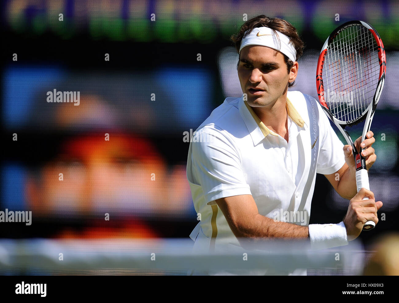 ROGER FEDERER SWITZERLAND WIMBLEDON LONDON ENGLAND 24 June 2009 Stock ...