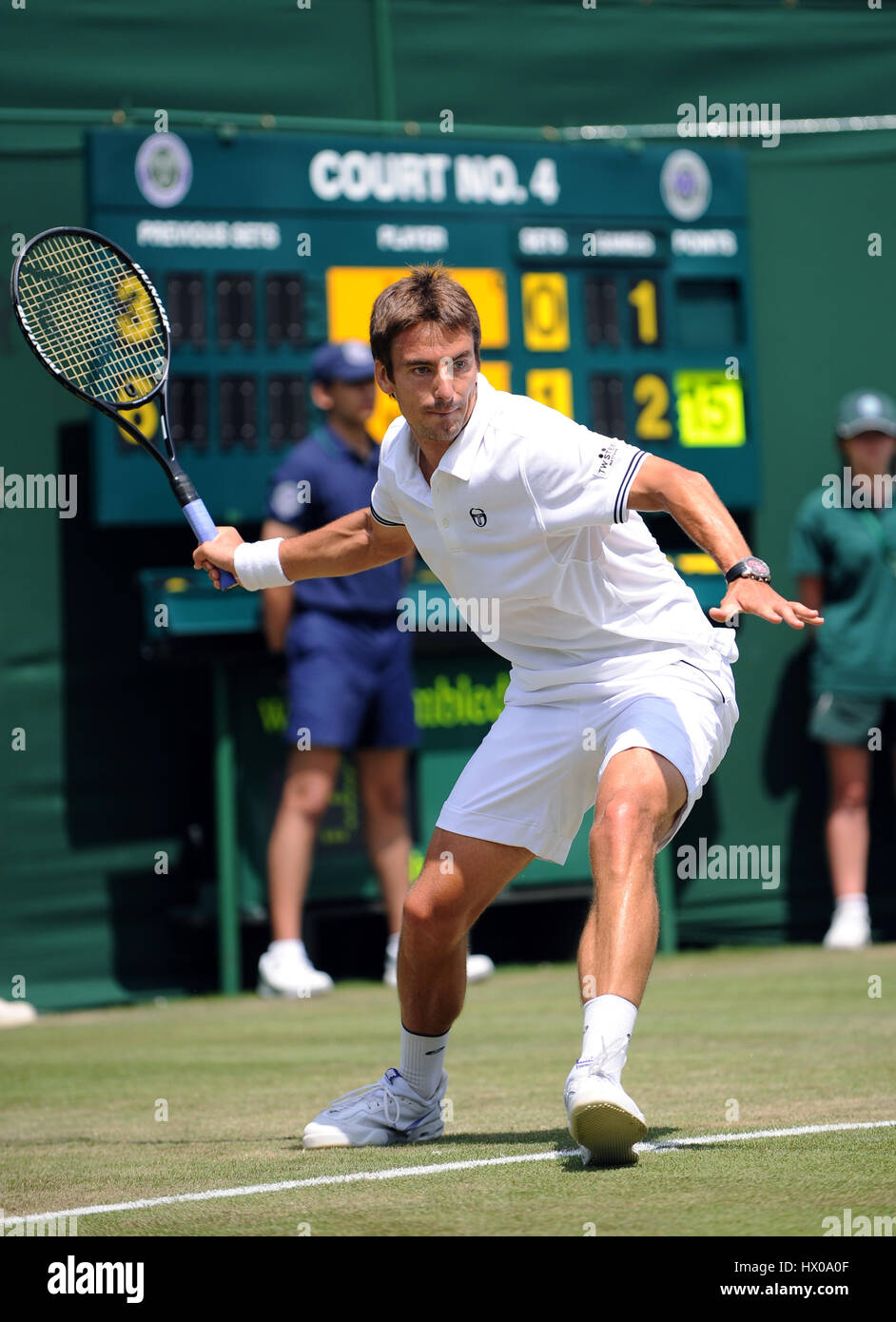 TOMMY ROBREDO SPAIN WIMBLEDON LONDON ENGLAND 24 June 2009 Stock Photo ...