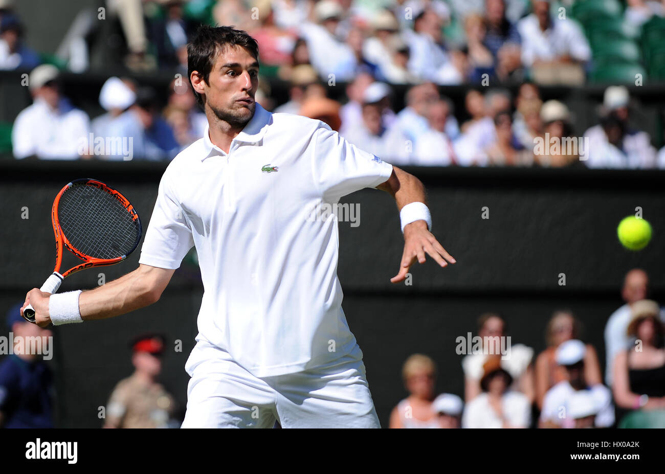 JEREMY CHARDY FRANCE WIMBLEDON LONDON ENGLAND 23 June 2009 Stock Photo ...