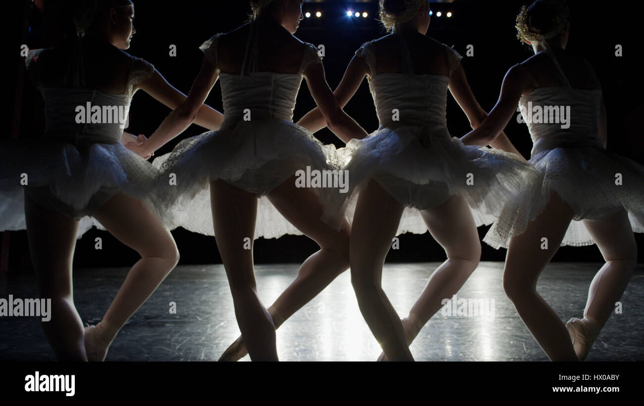 Dancers silhouette hi-res stock photography and images - Alamy