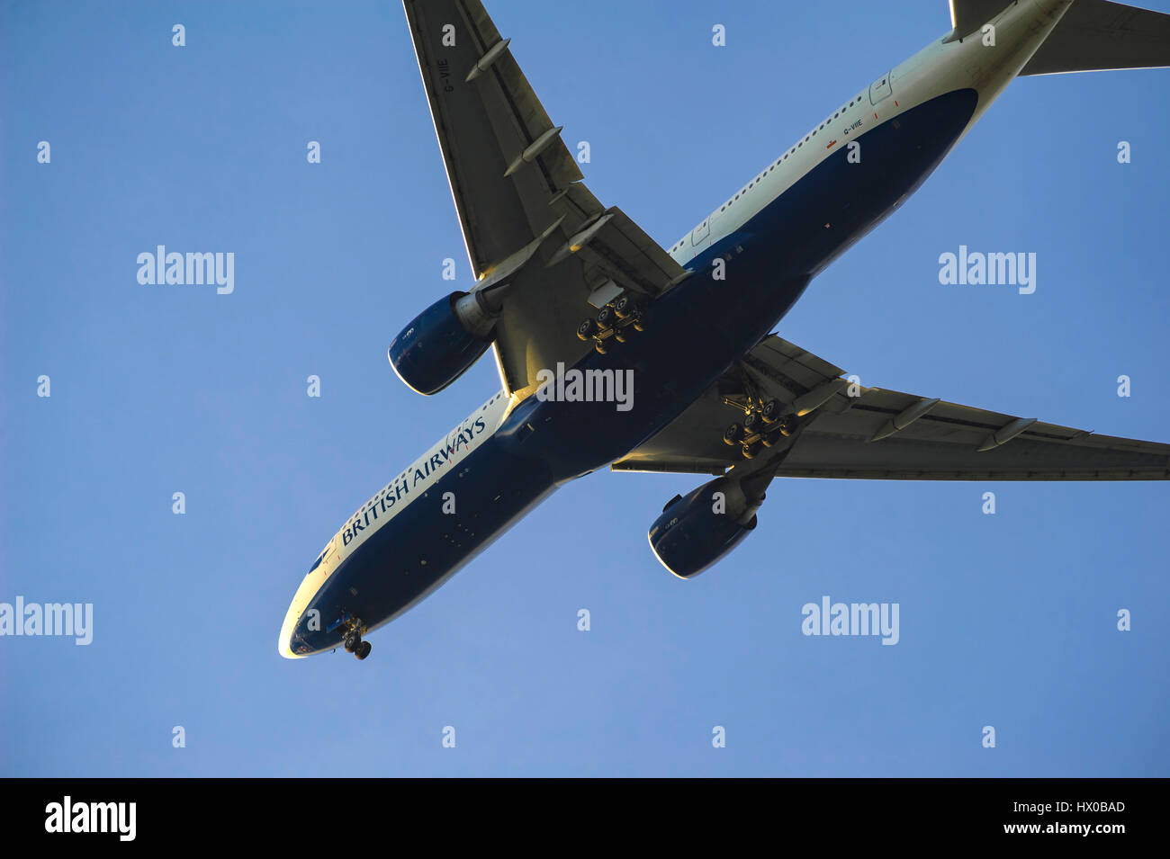 British Airways flight taking off to the skies Stock Photo - Alamy