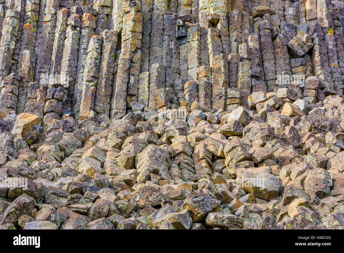 Sheepeater Cliff in Yellowstone National Park, Wyoming Stock Photo - Alamy