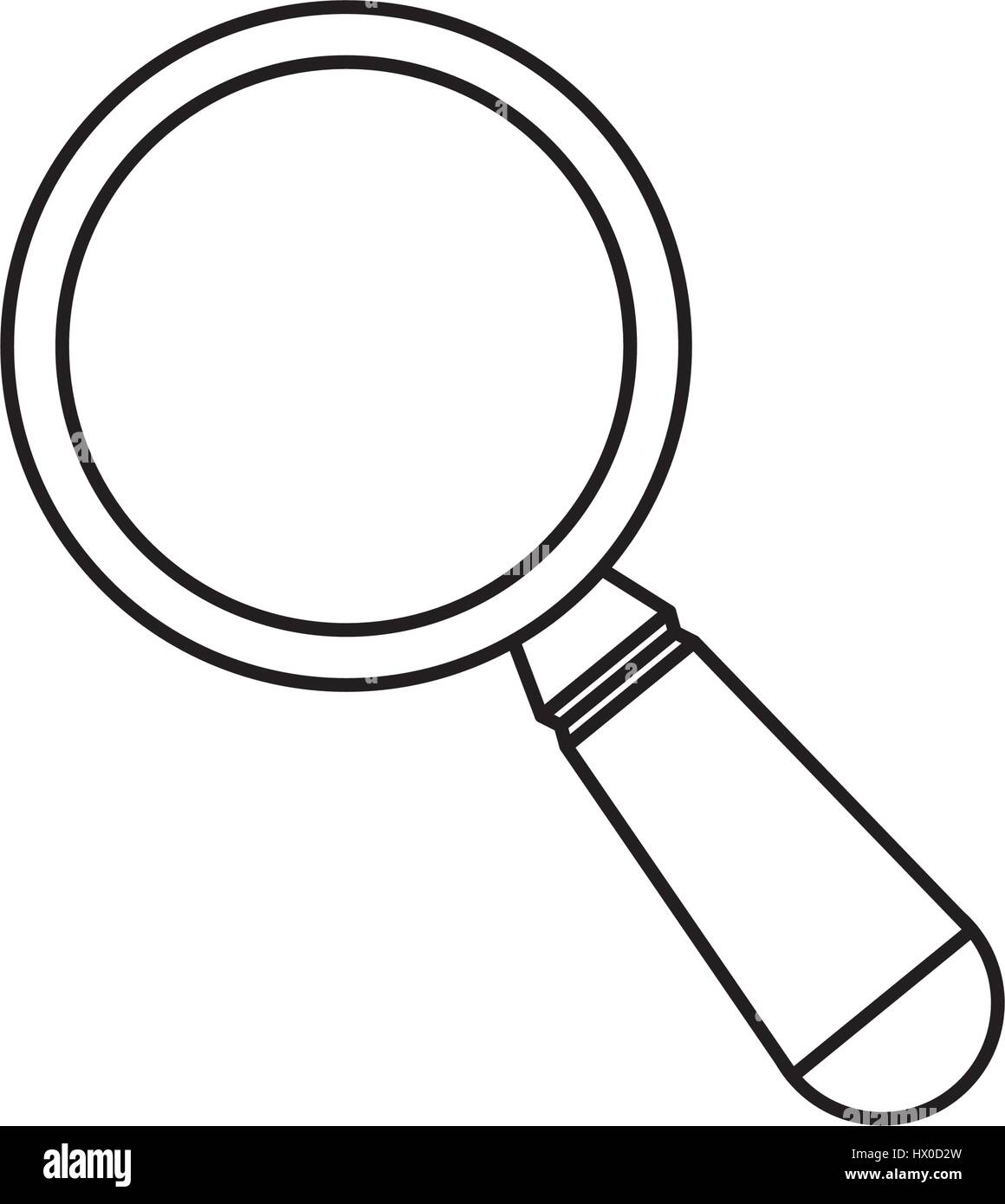 Magnifying glass lupe Stock Vector Image & Art - Alamy