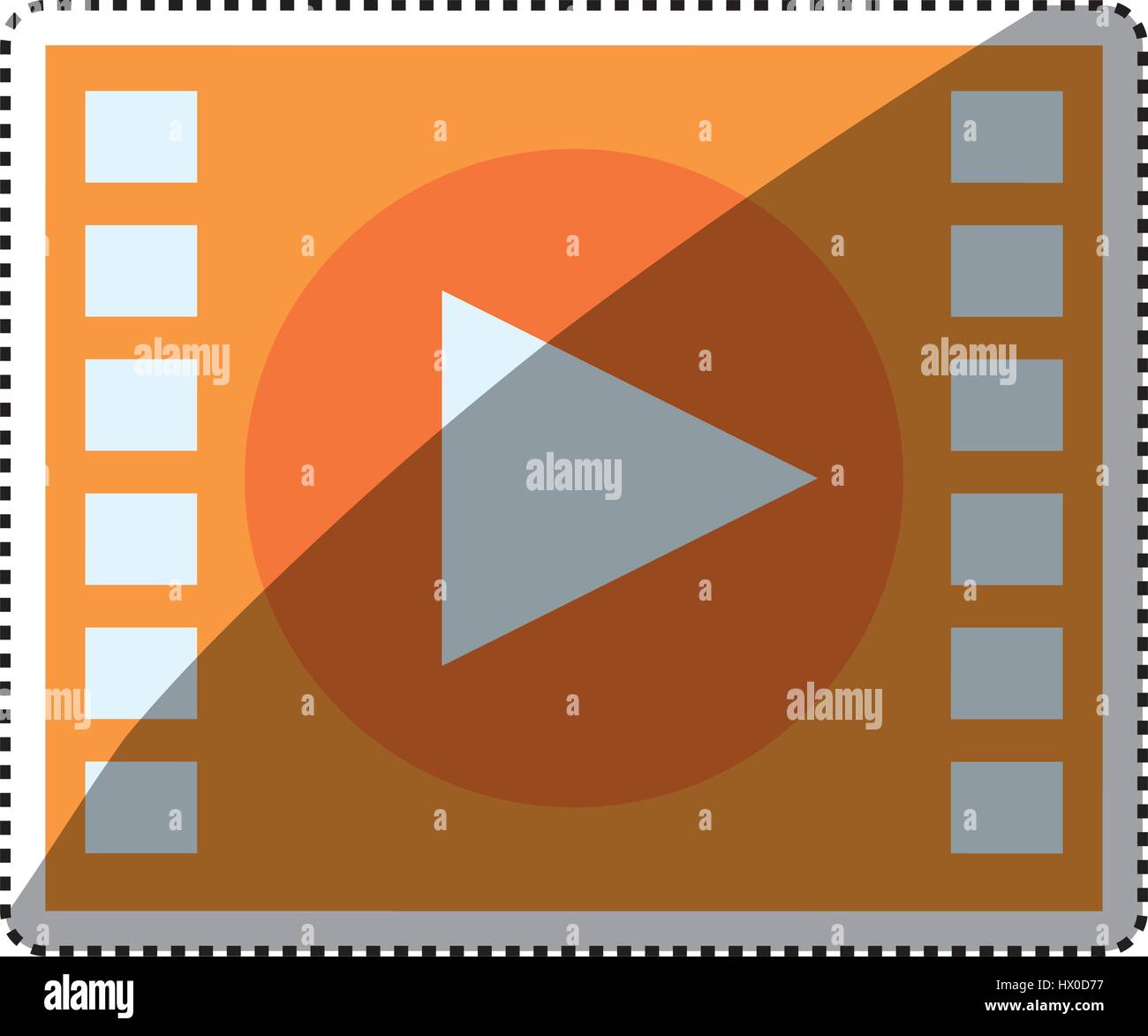 Video media player Stock Vector Image & Art - Alamy