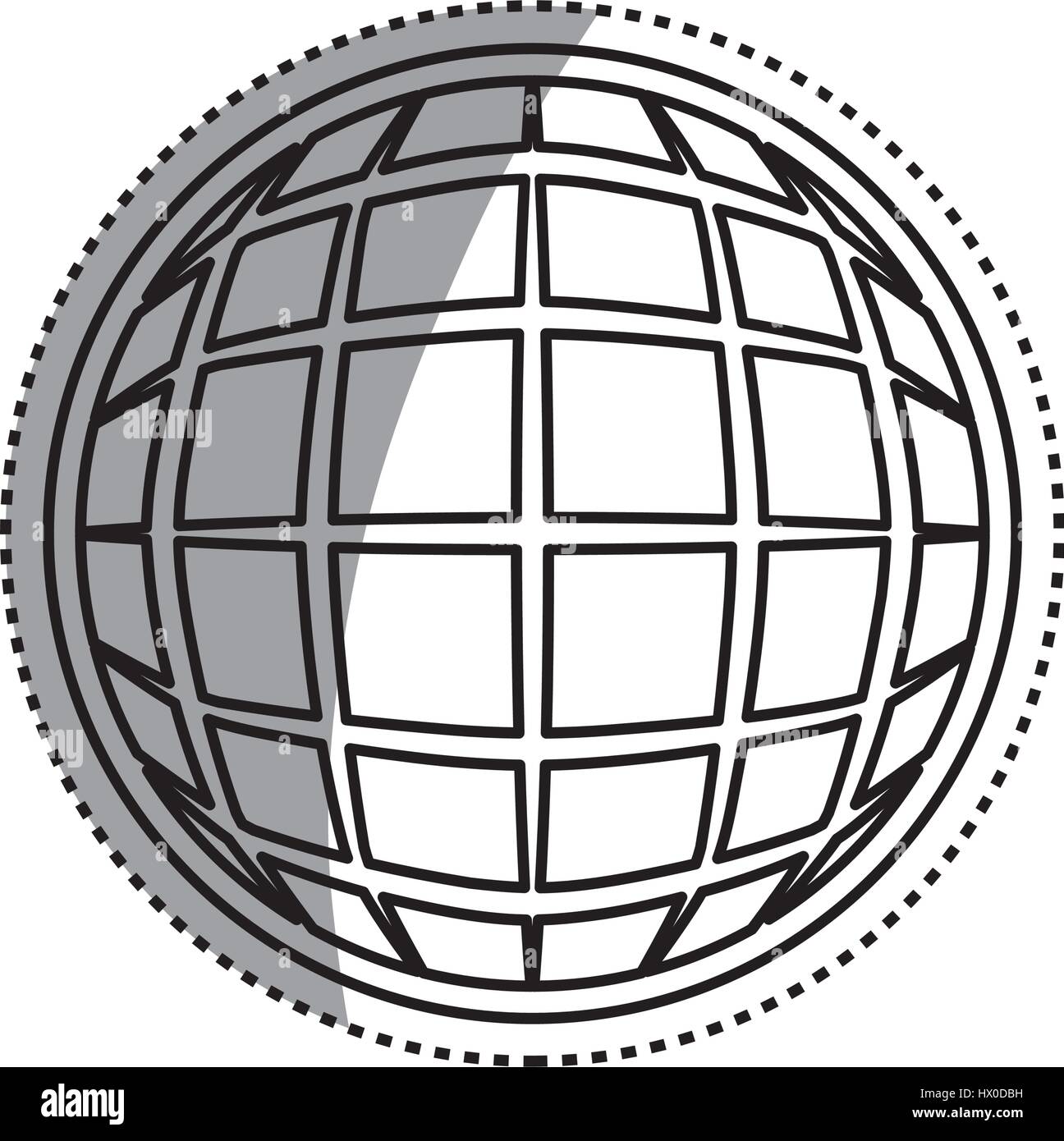 Global sphere symbol Stock Vector Image & Art - Alamy