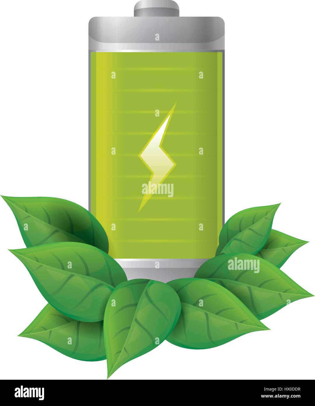 Green energy battery Stock Vector Image & Art - Alamy