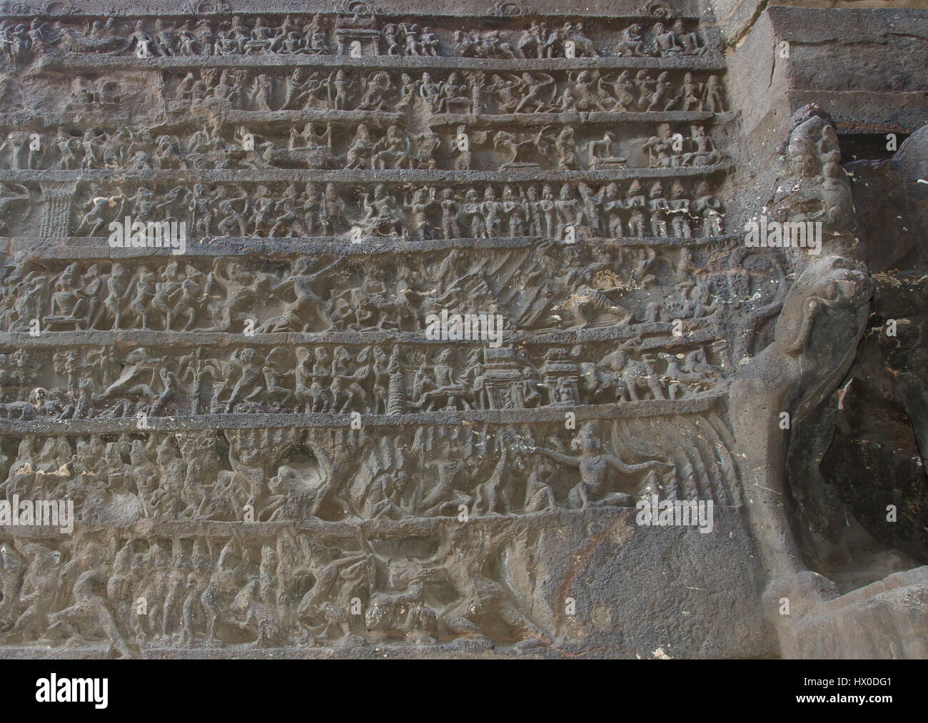 Ellora caves near Aurangabad, Maharashtra state in India Stock Photo ...