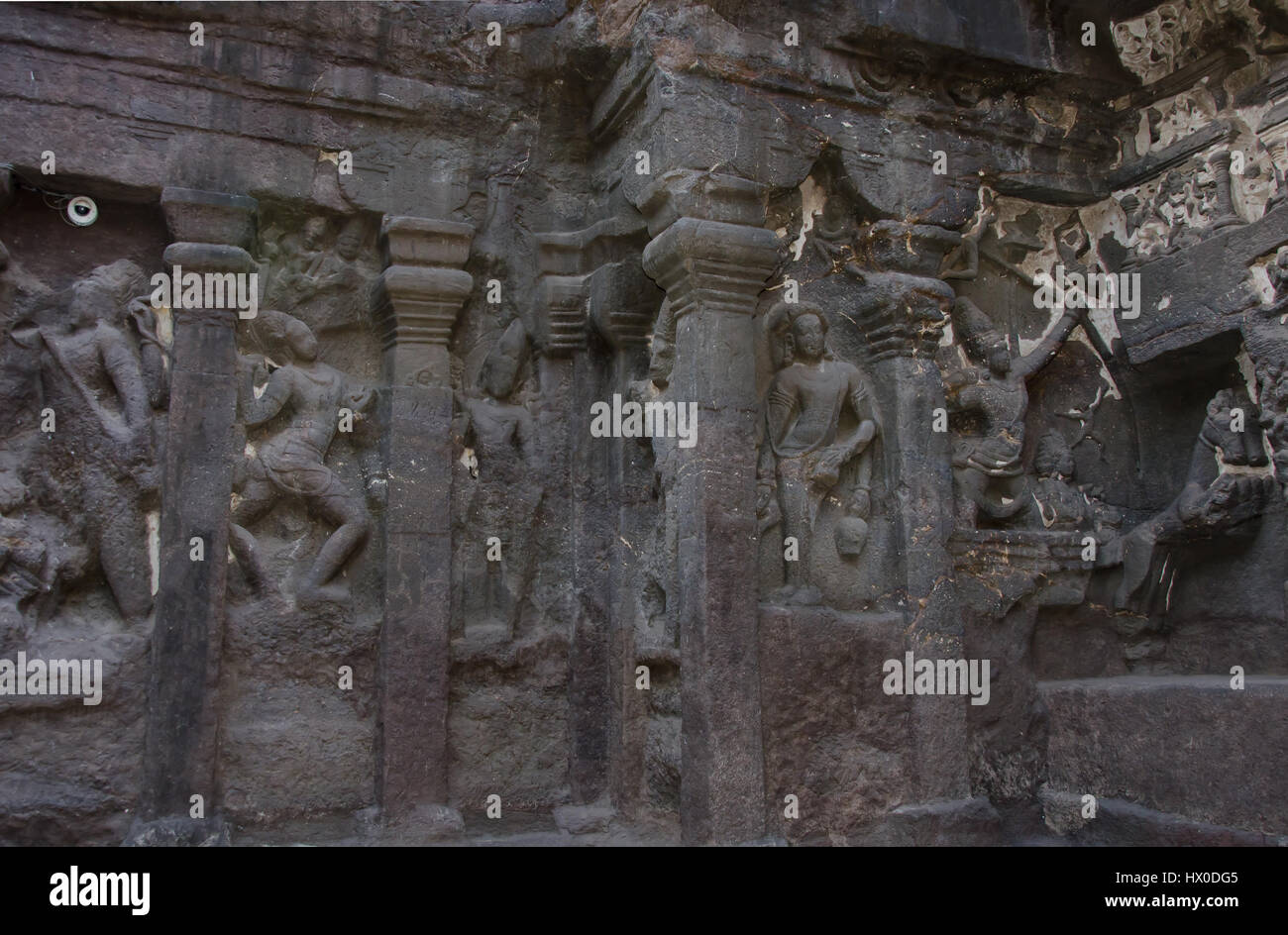 Ellora caves near Aurangabad, Maharashtra state in India Stock Photo ...