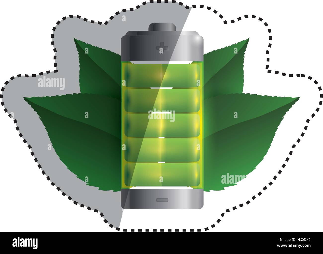 Green energy battery Stock Vector Image & Art - Alamy