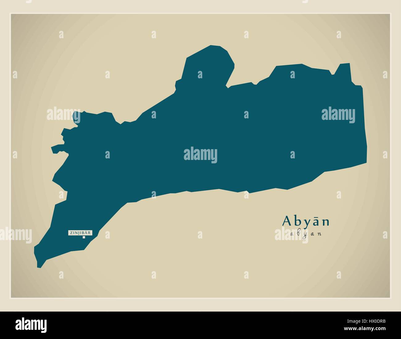 Abyan map hi-res stock photography and images - Alamy