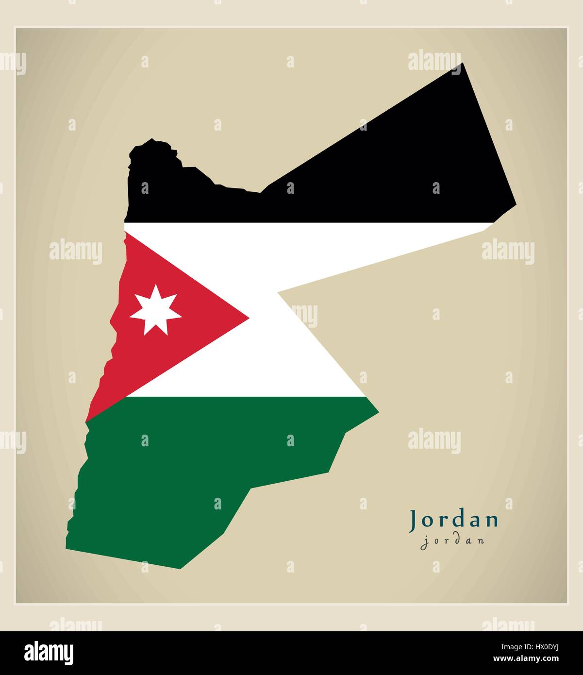 Map administrative divisions jordan hi-res stock photography and images ...