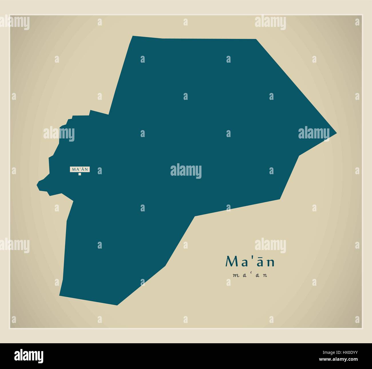 Maan vector map hi-res stock photography and images - Alamy