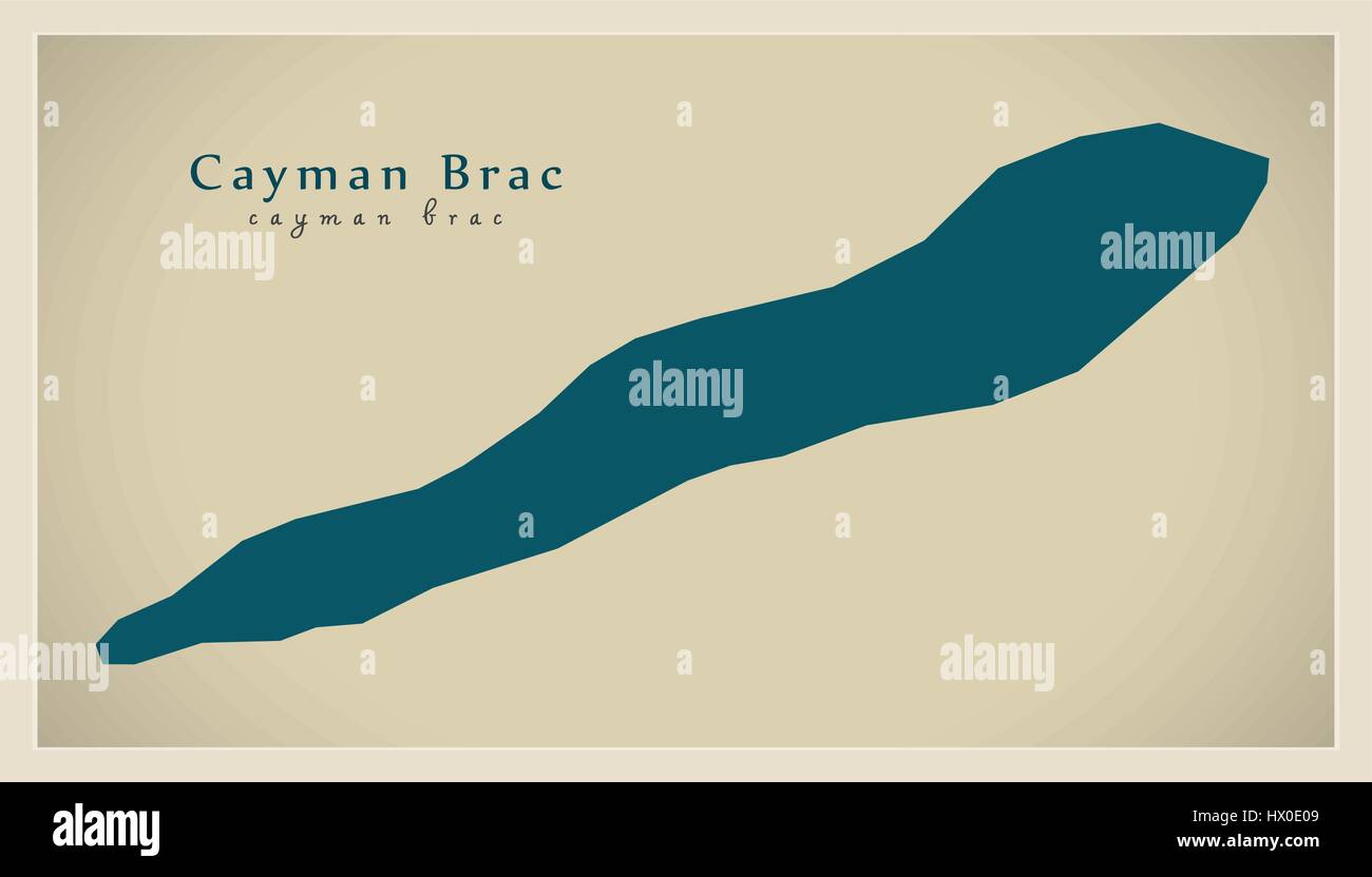 Cayman islands silhouette map Stock Vector Images - Alamy