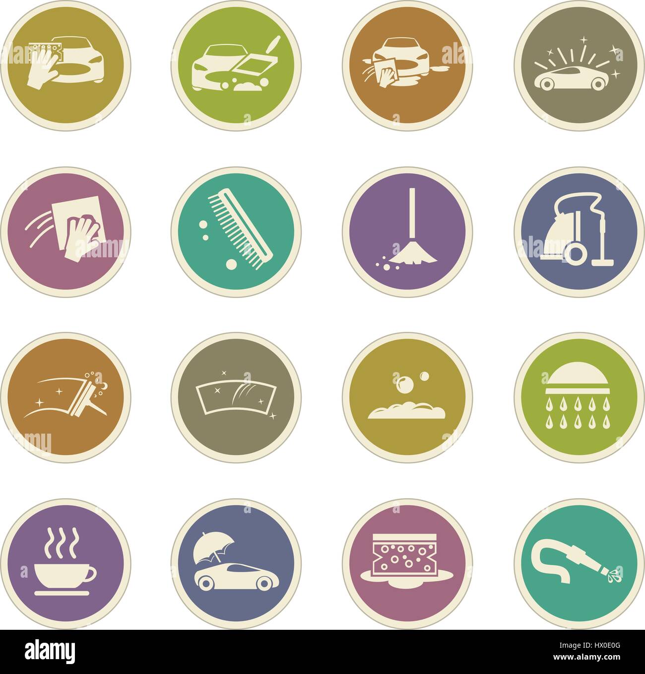 Vacuum icon interface Cut Out Stock Images & Pictures - Alamy