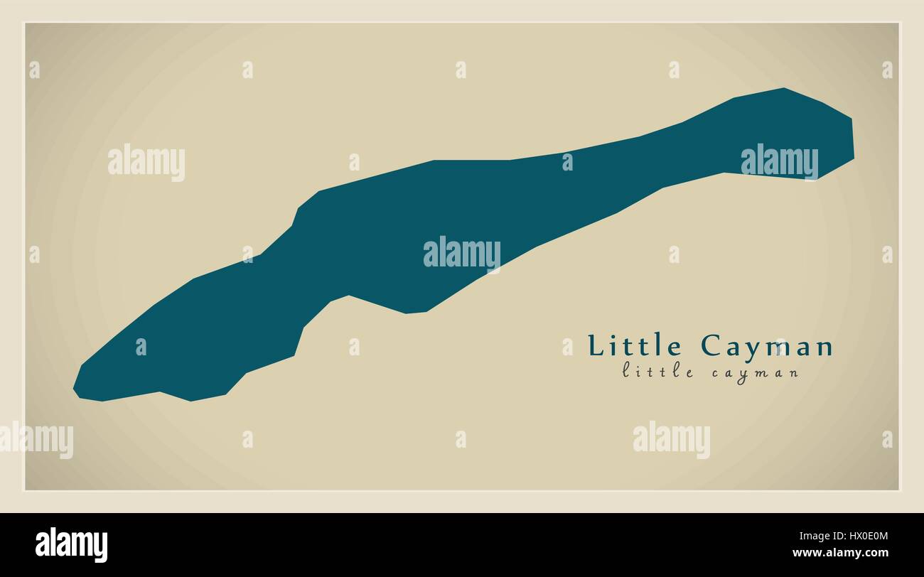 Cayman islands silhouette map Stock Vector Images - Alamy