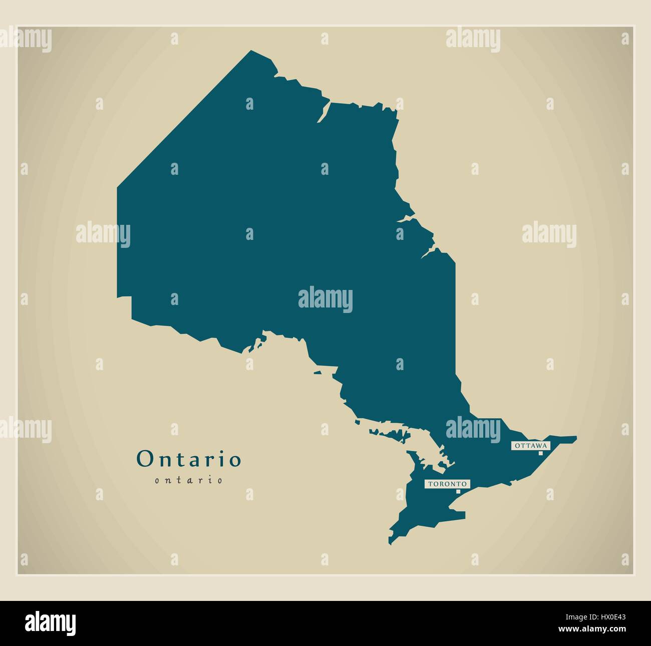 Map of toronto Stock Vector Images - Alamy