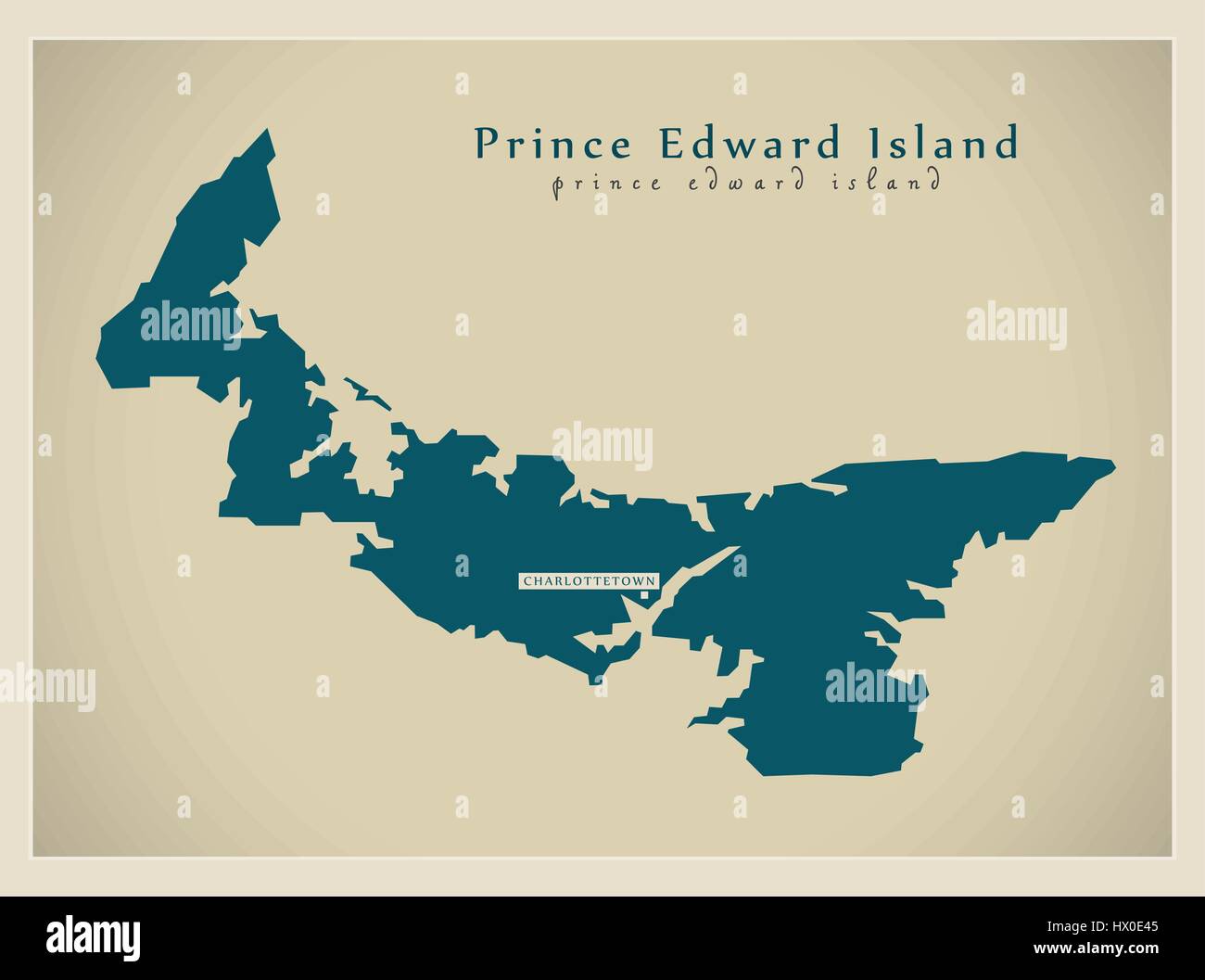 Edward prince island Stock Vector Images - Alamy