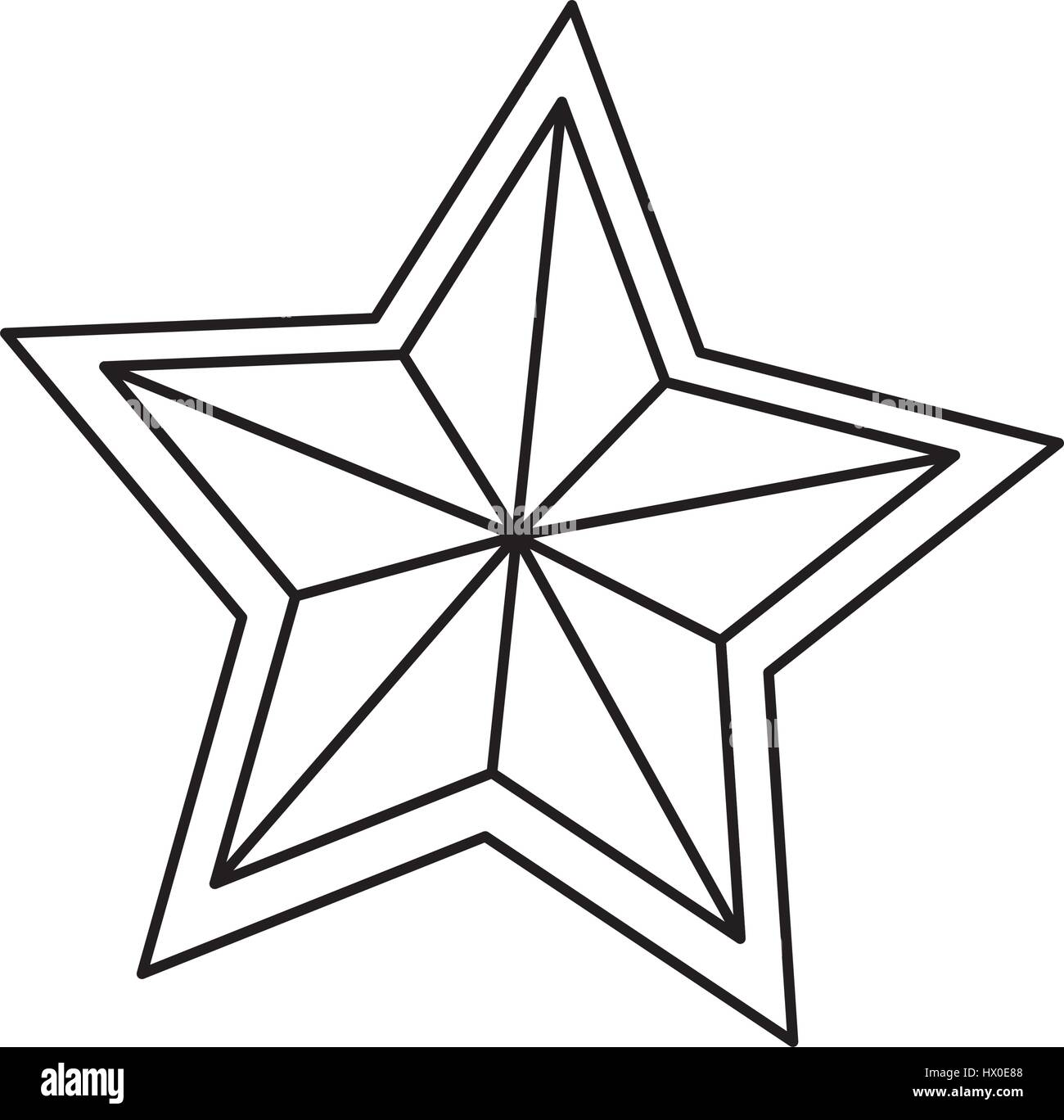 Star shape symbol Stock Vector Image & Art - Alamy