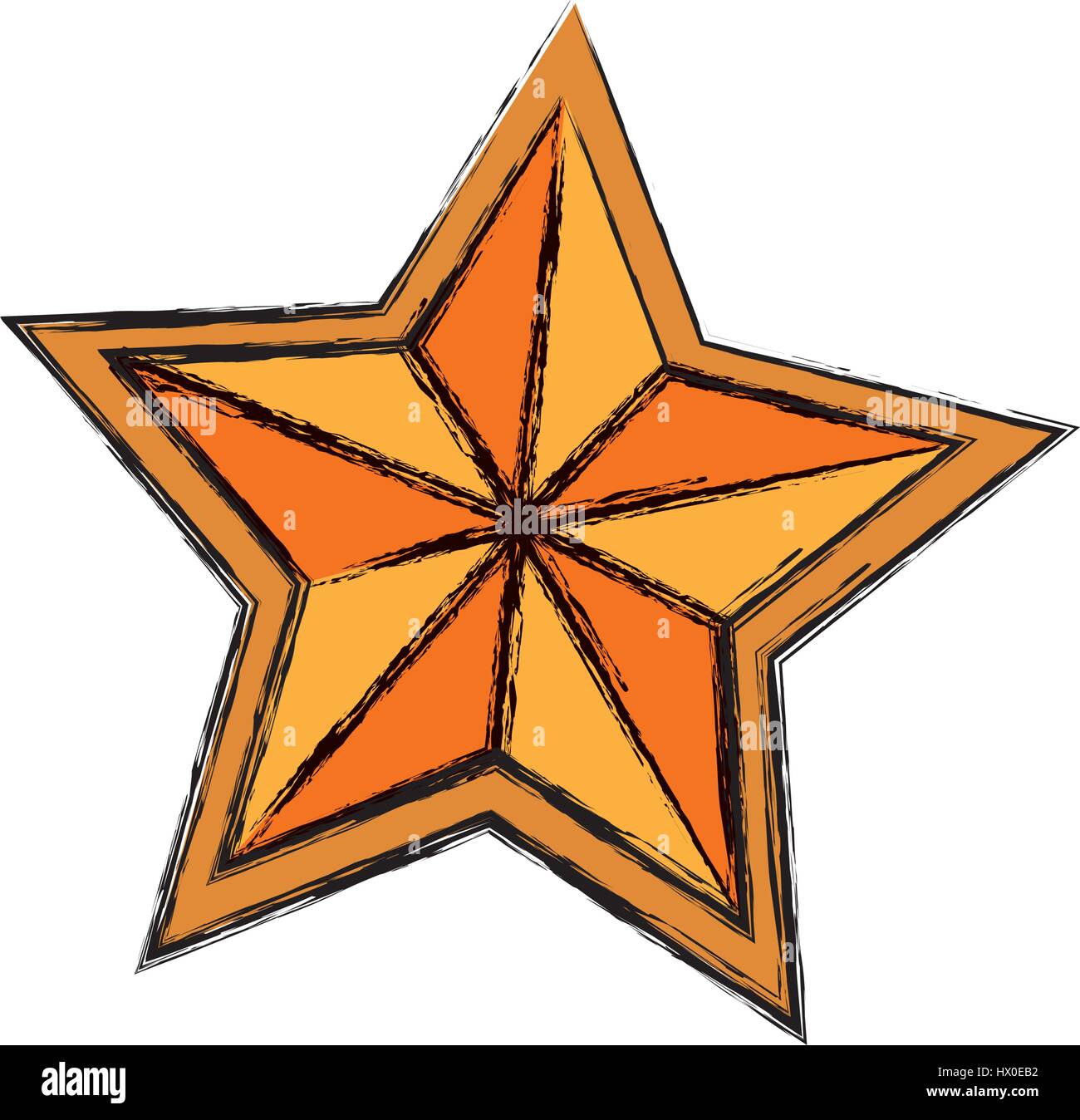 Star shape symbol Stock Vector Image & Art - Alamy