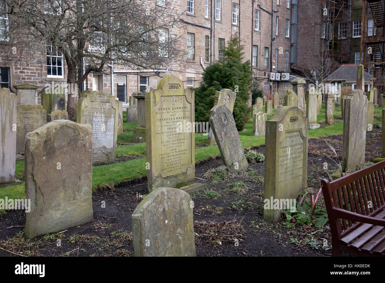The Howff in Dundee is a medieval cemetry Stock Photo - Alamy
