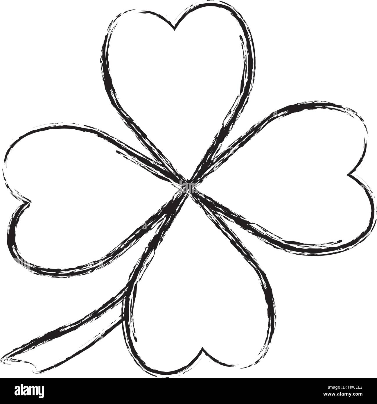 Clover luck leaf Stock Vector Image & Art - Alamy