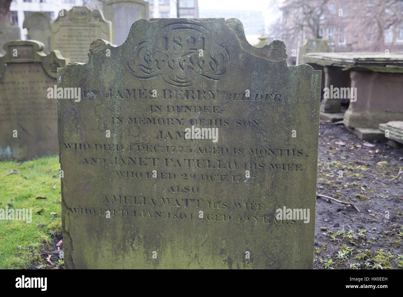 The Howff in Dundee is a medieval cemetry Stock Photo - Alamy