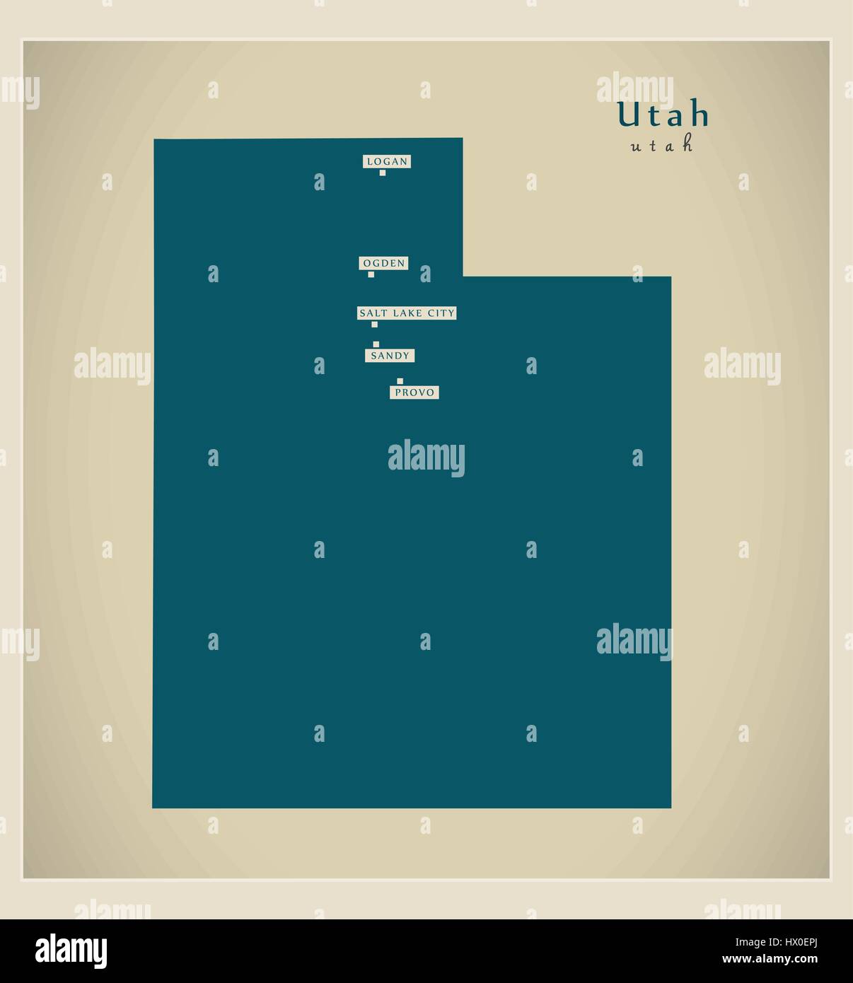 Utah administrative Stock Vector Images - Alamy