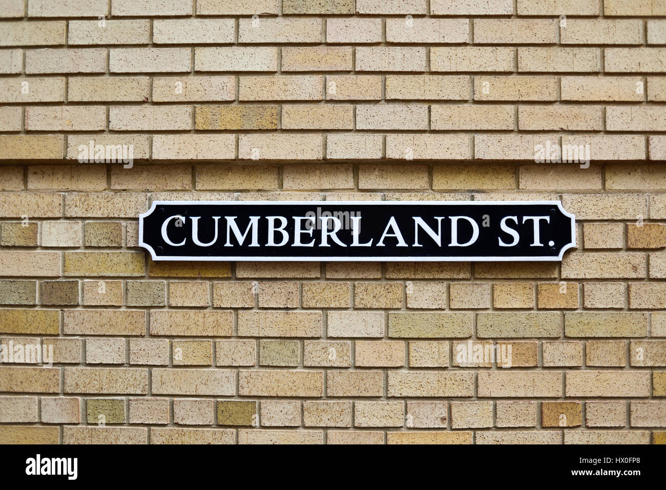 Street Names Birmingham city,UK. Clumberland Street Stock Photo - Alamy