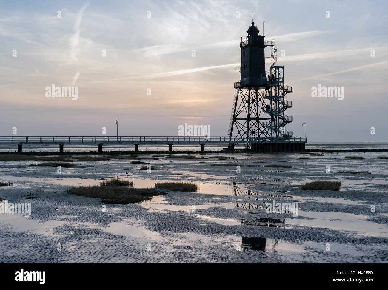 Dorum-Neufeld, Germany - March 11, 2017: Visitors walking along the ...