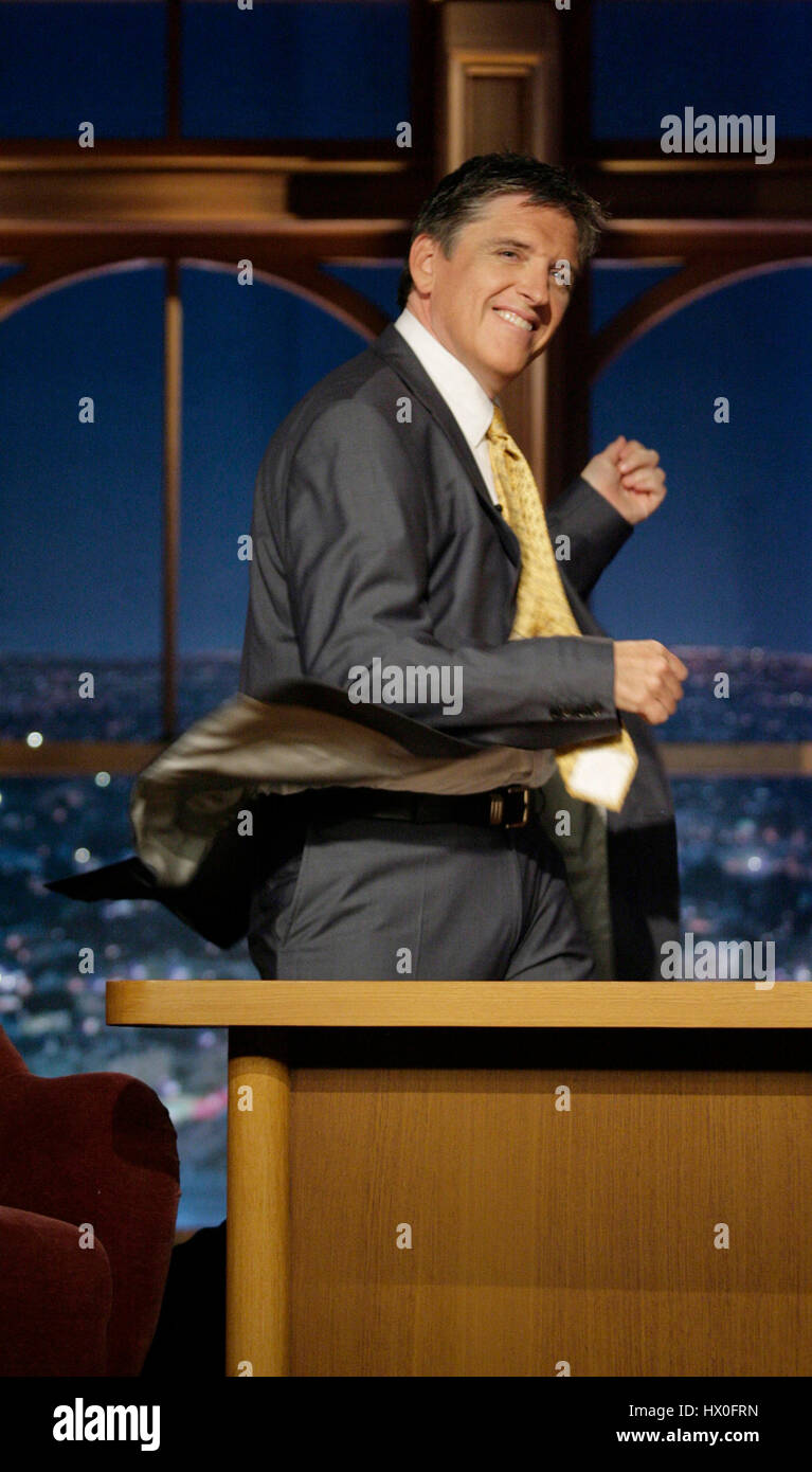 Host Craig Ferguson during a segment of 'The Late Late Show with Craig ...