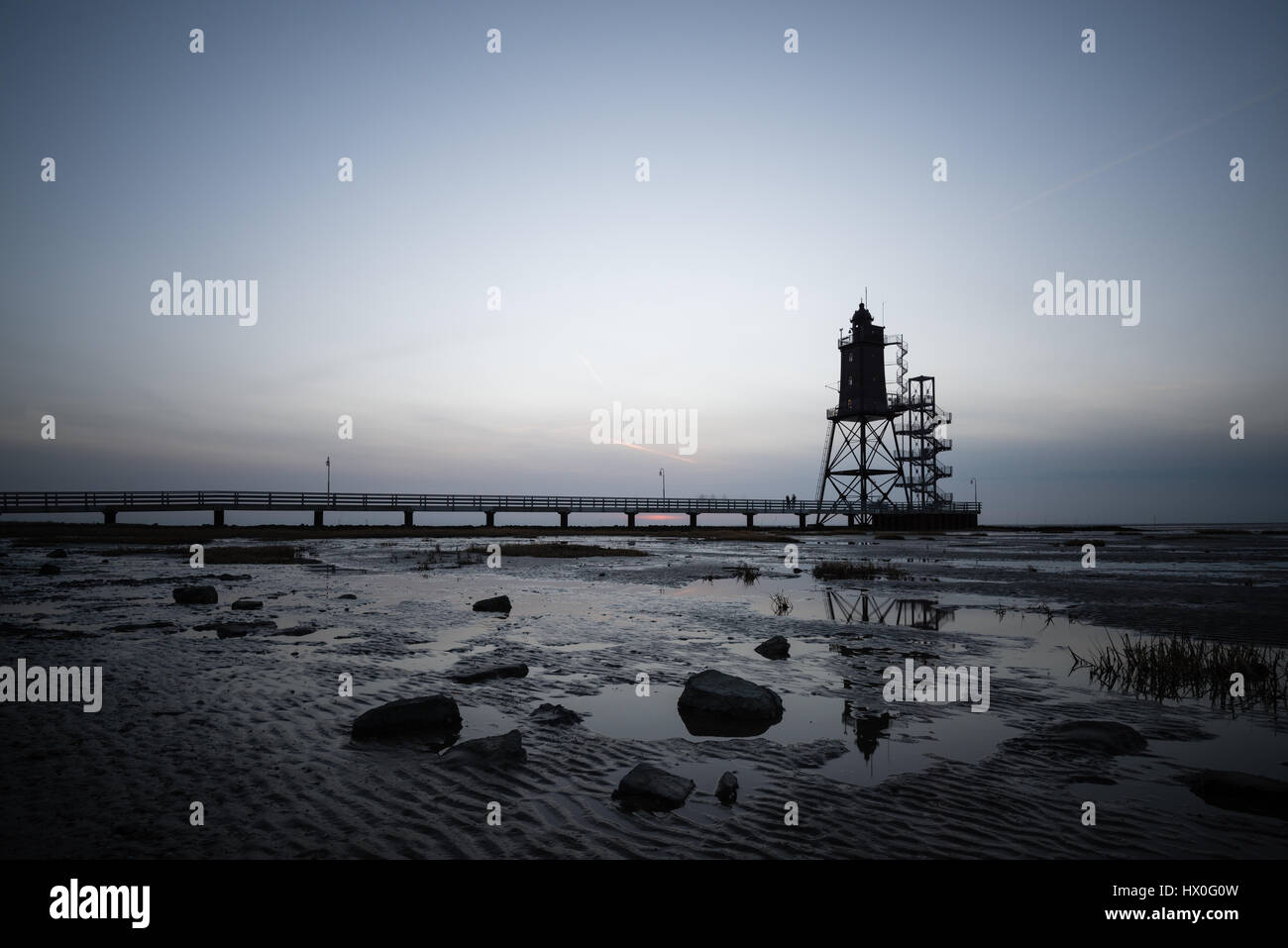 Dorum-Neufeld, Germany - March 11, 2017: Visitors walking along the ...