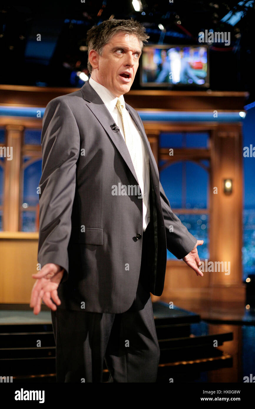 Host Craig Ferguson during a segment of 'The Late Late Show with Craig ...