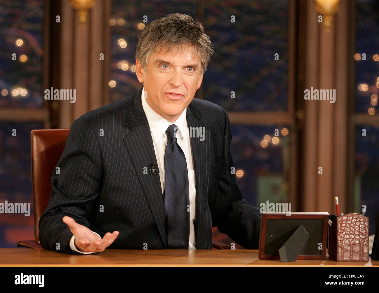 Host Craig Ferguson during a segment of 'The Late Late Show with Craig ...