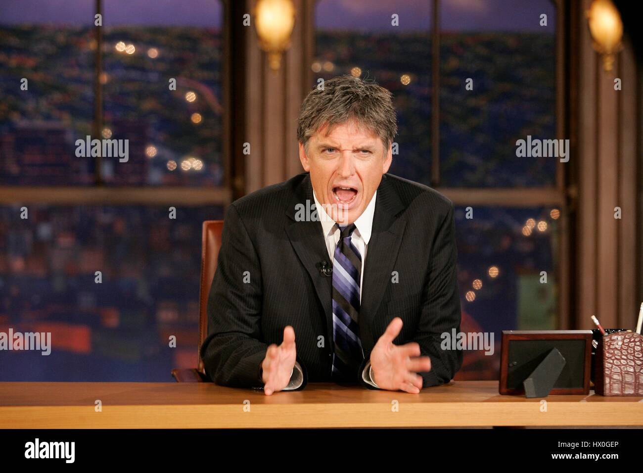 Host Craig Ferguson during a segment of 'The Late Late Show with Craig ...