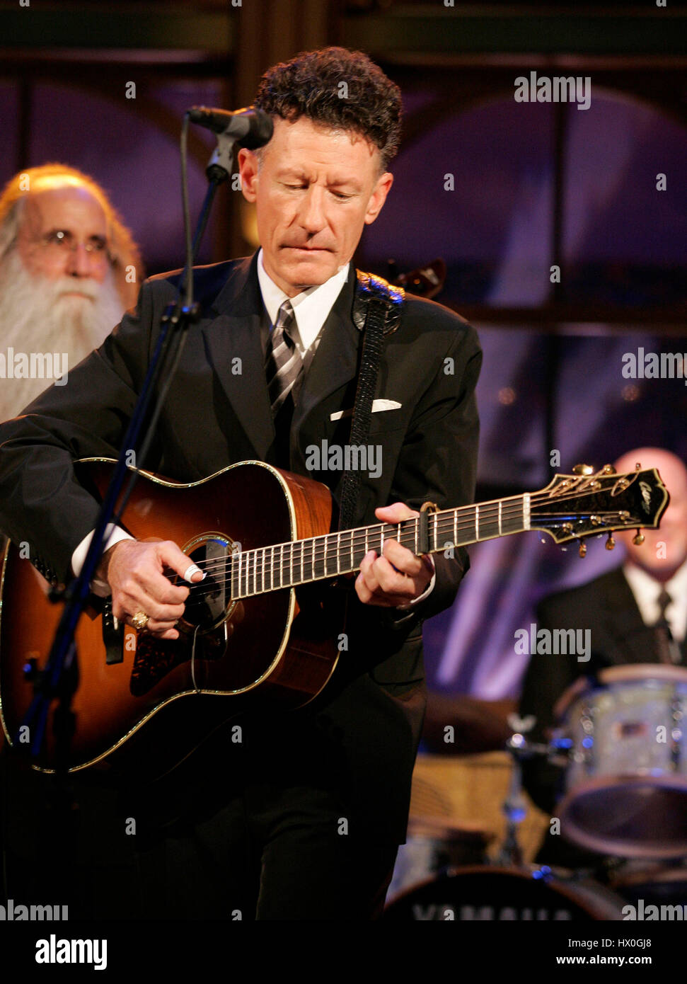 Singer Lyle Lovett during a segment of 'The Late Late Show with Craig ...