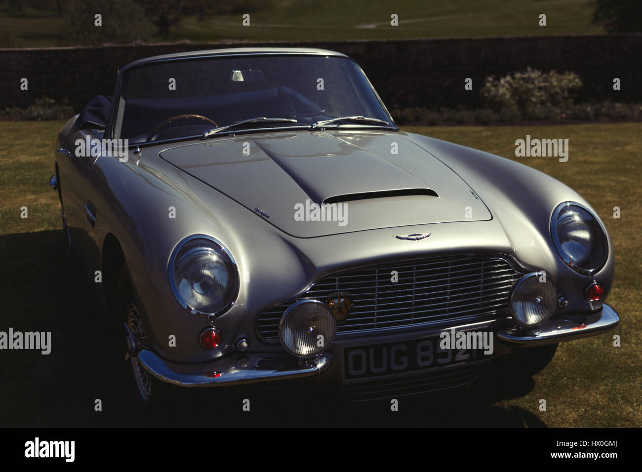 Old Fashioned Aston Martin Car Stock Photo - Alamy
