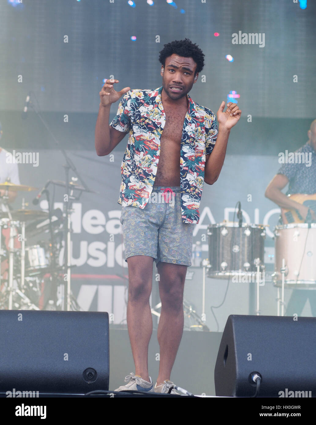 Childish Gambino aka Donald Glover performs at the the iHeartRadio ...