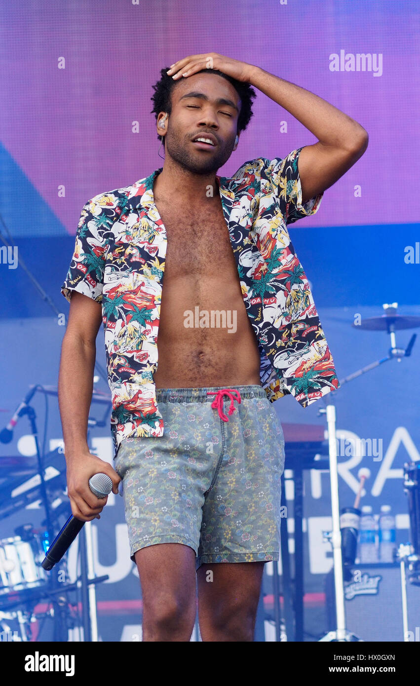 Childish Gambino aka Donald Glover performs at the the iHeartRadio ...