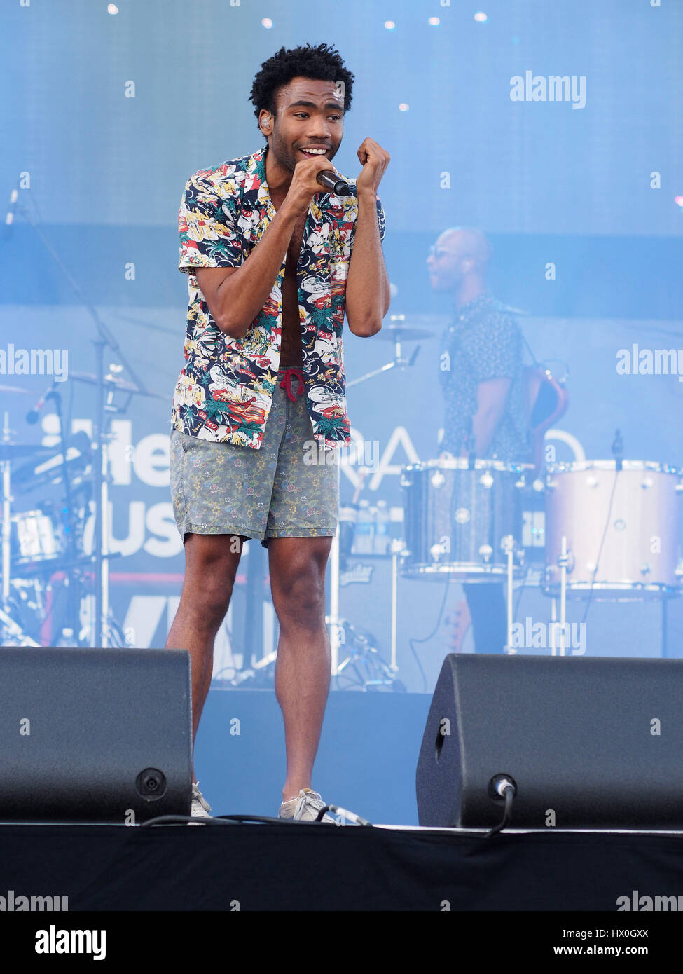 Childish Gambino aka Donald Glover performs at the the iHeartRadio ...