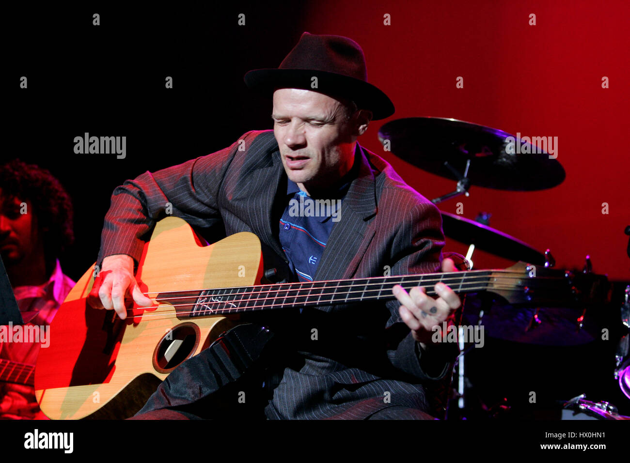 Bassist Michael "Flea" Balzary, of the rock group The Red Hot Chili ...
