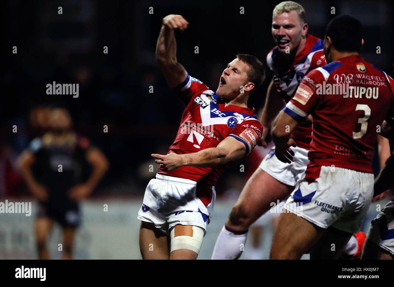 Wakefields jacob miller celebrates scoring hi-res stock photography and ...