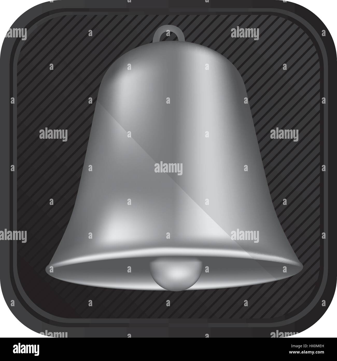 silver bell symbol icon Stock Vector Image & Art - Alamy