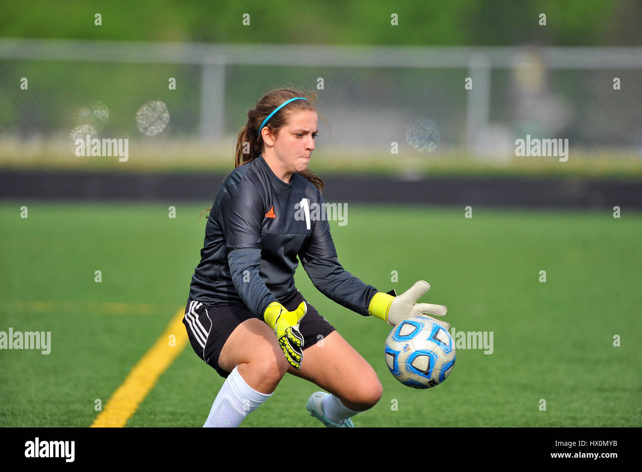 Goalie Making Save High Resolution Stock Photography and Images - Alamy